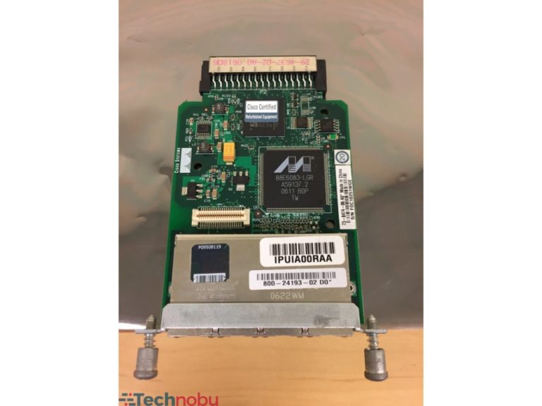 Cisco HWIC-4ESW 4 Port 10/100 Ethernet Switch Interface Card – Technobu