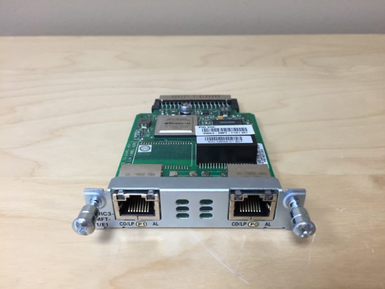 Cisco VWIC3-2MFT-T1/E1 2-Port T1/E1 Multiflex Trunk Voice/WAN Interface ...